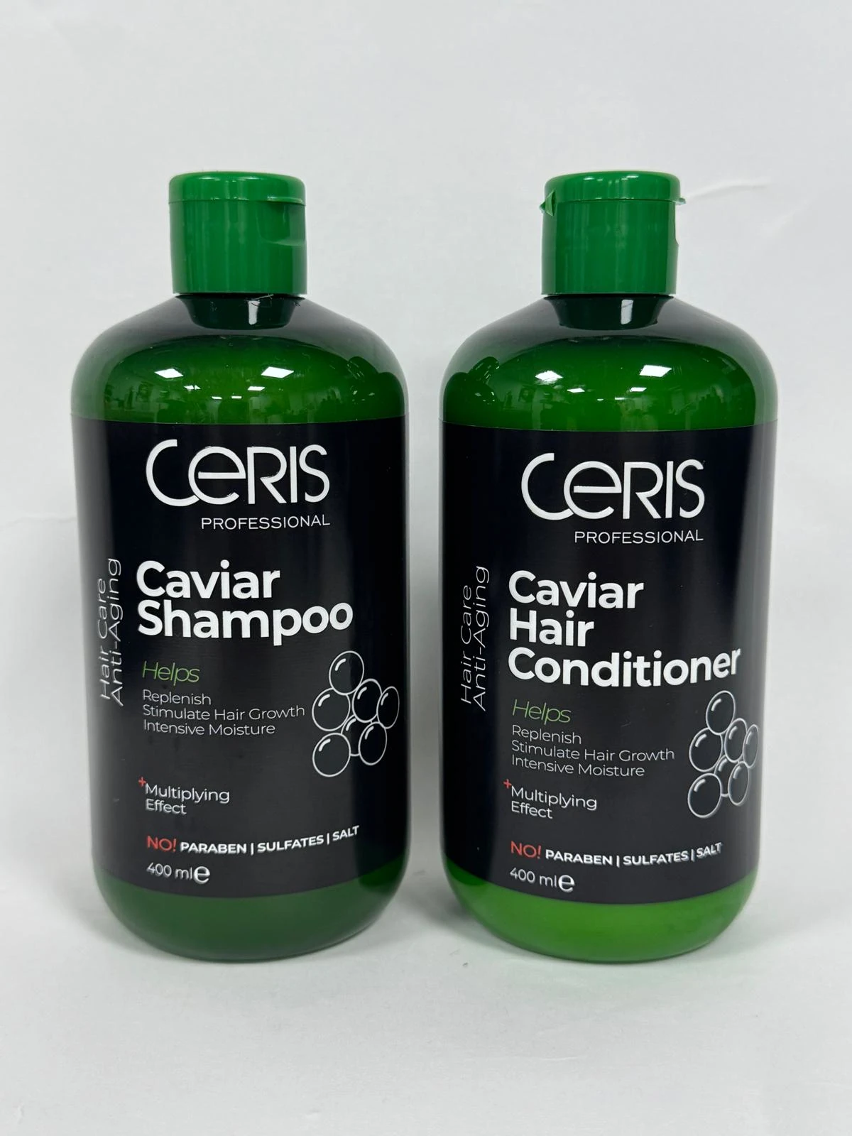 Ceris Professional Caviar Duo (Shampoo and Conditioner) - Ceris Hair